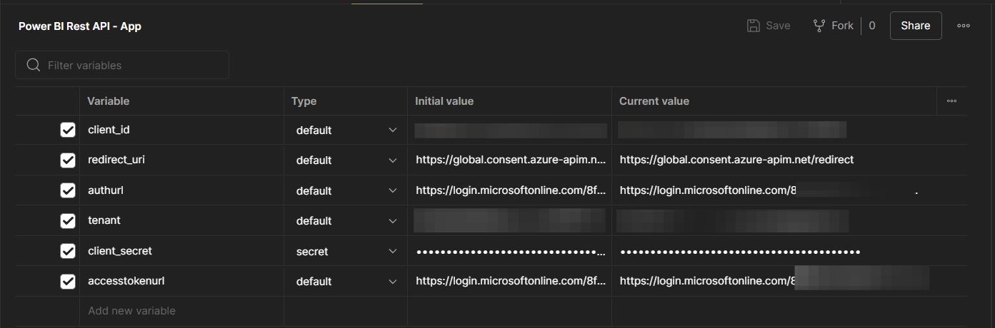 Handling auth with the Power BI REST API