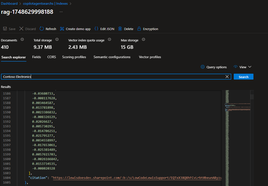 Building Copilot Studio agents with Azure AI Search and Mapped Citations