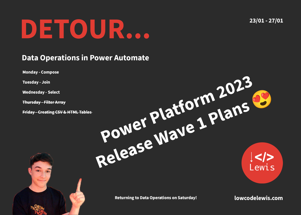 Power Platform 2023 Release Wave 1... New Features Incoming! - Low Code ...