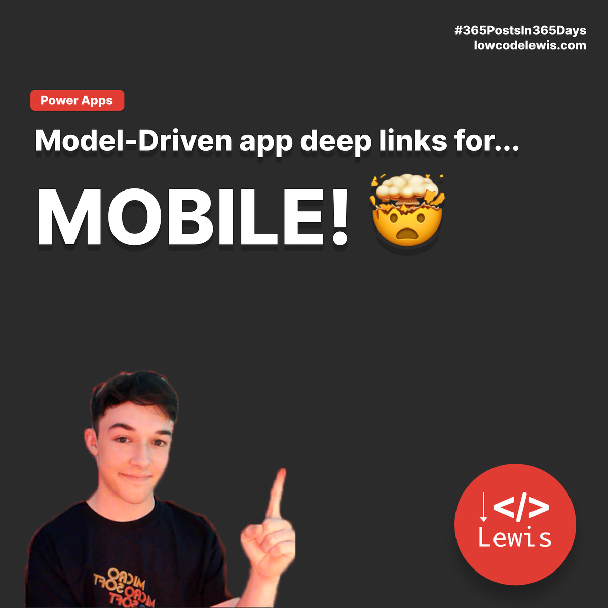 Deep linking into model-driven apps in Power Apps mobile - Low Code Lewis