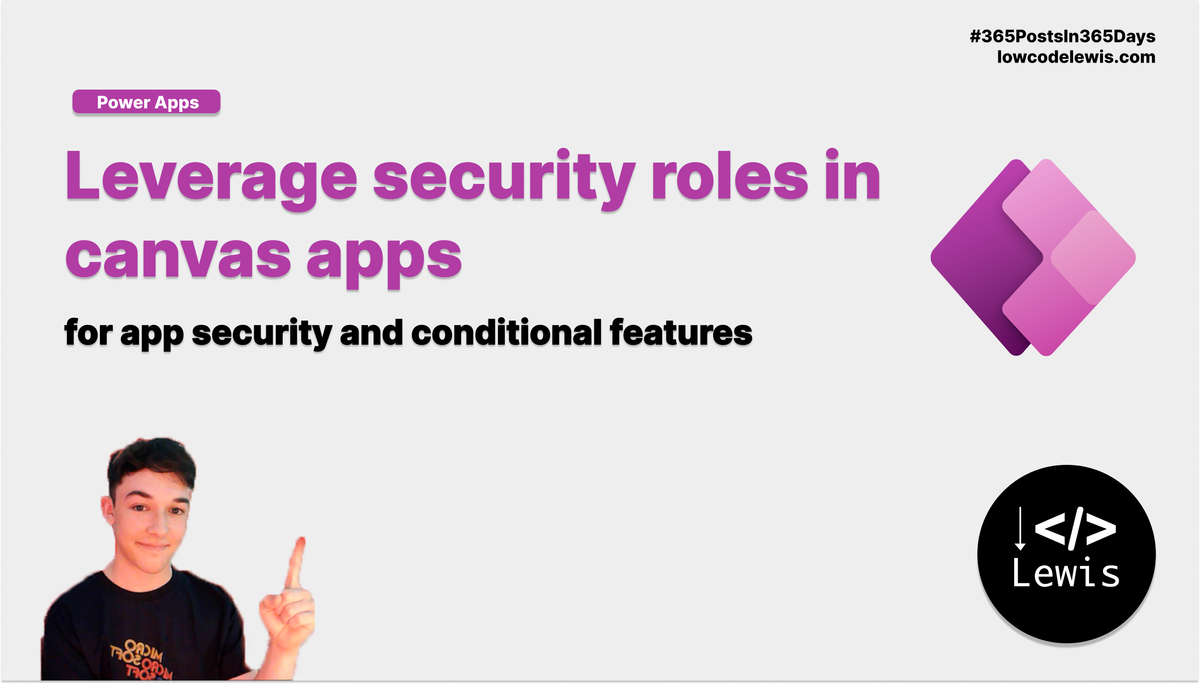 Leveraging Security Roles In Canvas Apps To Build In App Security Low