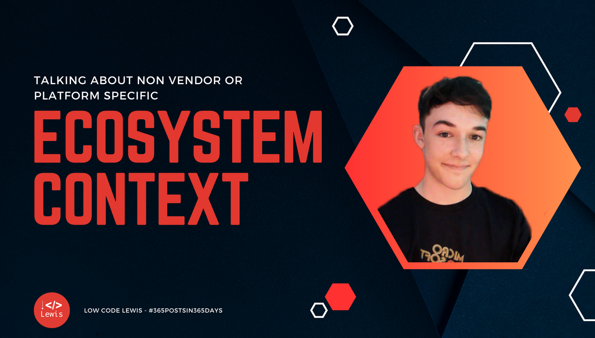 Ecosystem Contextual Data - Low Code Lewis