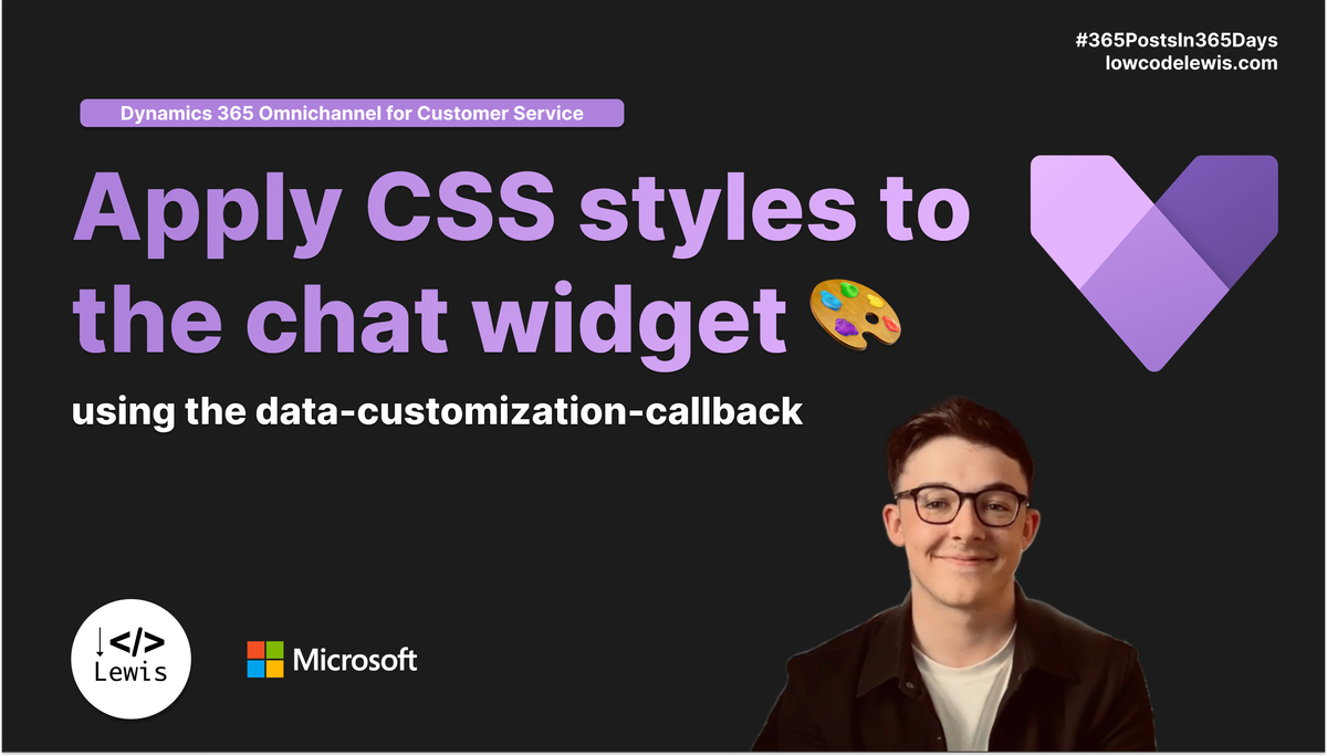 Customise the Omnichannel chat widget with CSS styling and data ... Customise the Omnichannel chat widget with CSS styling and data ...