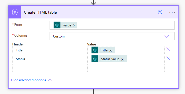 Creating HTML & CSV Tables in Power Automate - Low Code Lewis