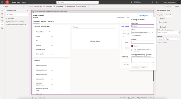 Creating In Form Notifications In Model Driven Apps Low Code Lewis