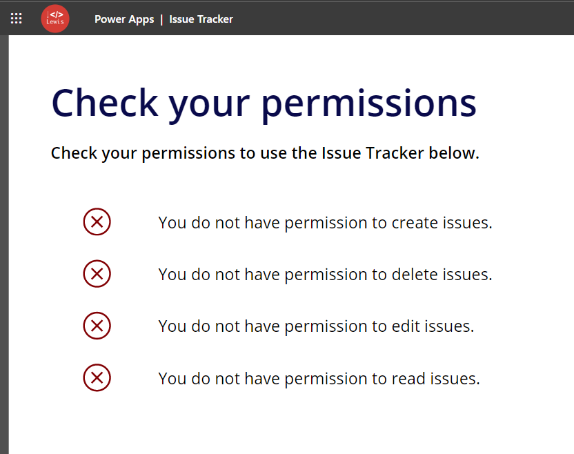 Check and display Dataverse permissions to users in Power Apps - Low ...