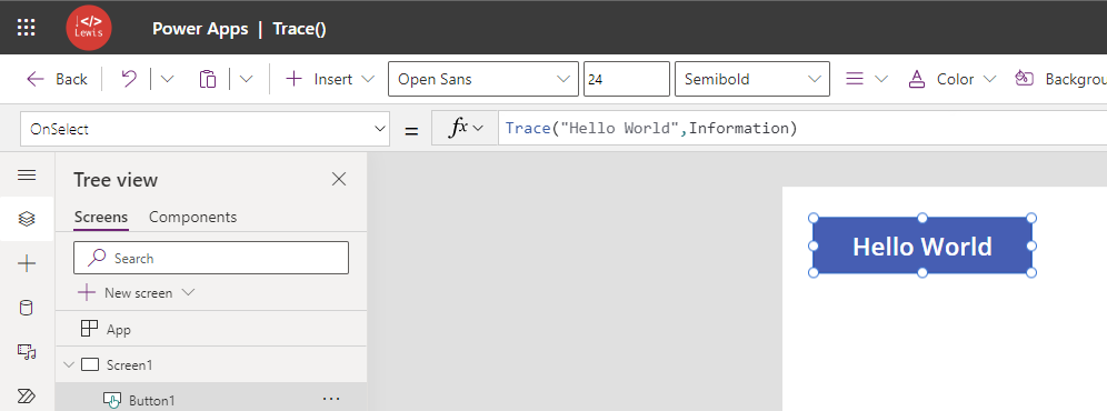 Create custom logs in Monitor with Power Apps - Low Code Lewis