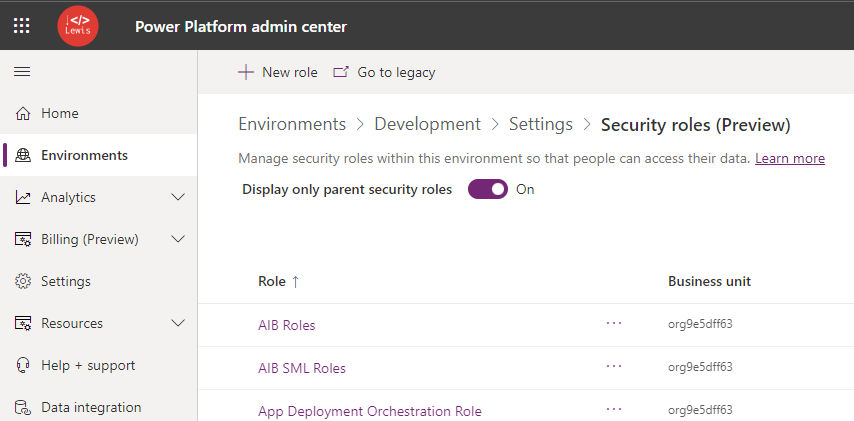 An update to security roles in Dataverse - Low Code Lewis