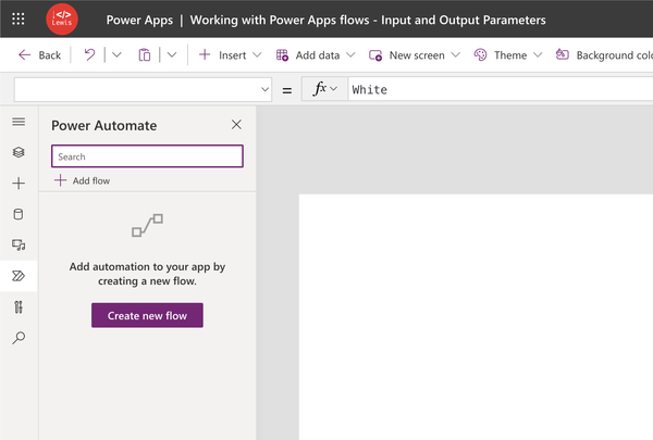 Understanding input and output parameters with Power Apps flows - Low ...