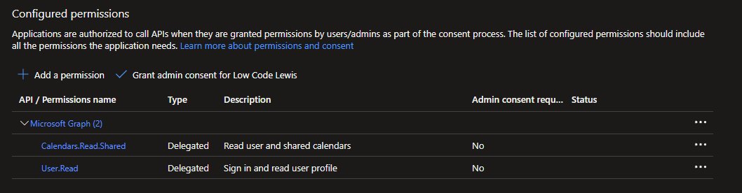 Building a custom connector for working with delegated permissions ...
