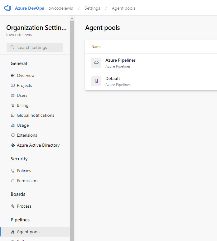 Use self-hosted Windows agents to run Azure DevOps pipelines - Low Code Lewis