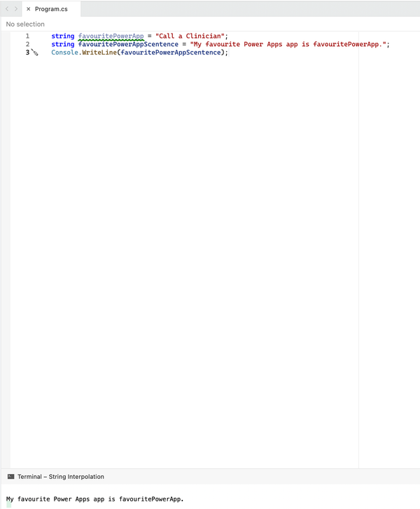 String interpolation works in Power Apps! - Low Code Lewis