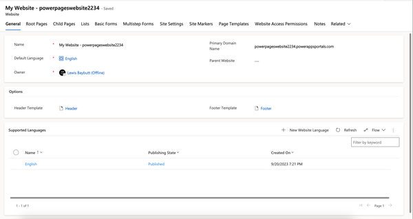 Enable sign in for blank Power Pages websites - Low Code Lewis