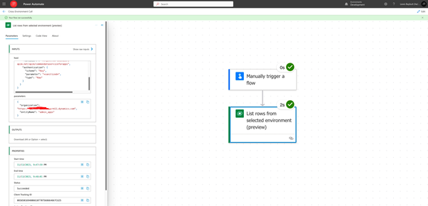 Use the Dataverse connector to make calls to other Dataverse environments in Power Automate ...