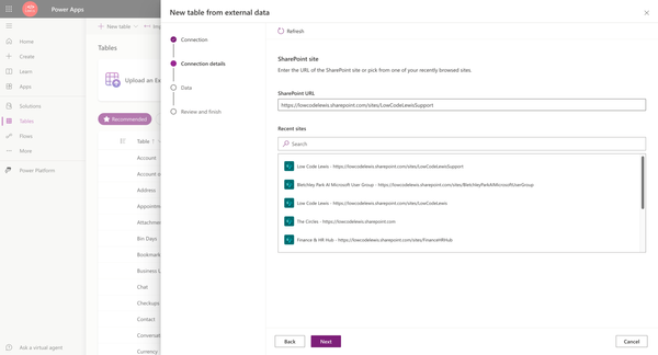 Bring your SharePoint data into Dataverse with virtual tables - Low Code Lewis
