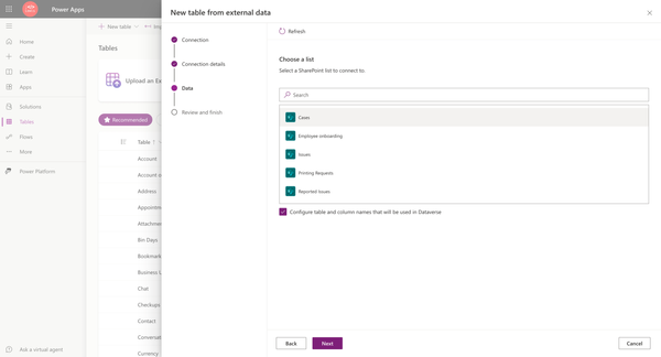 Bring your SharePoint data into Dataverse with virtual tables - Low ...